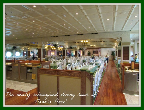 Lively New Dining on the Disney Wonder - Tiana's Place