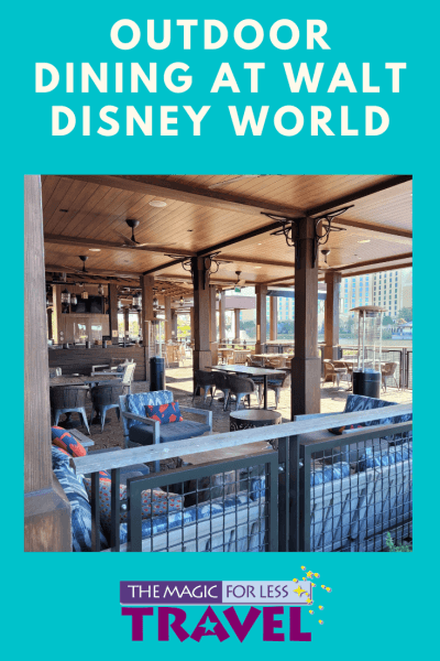 Table Service Dining with Outdoor Seating at Walt Disney World