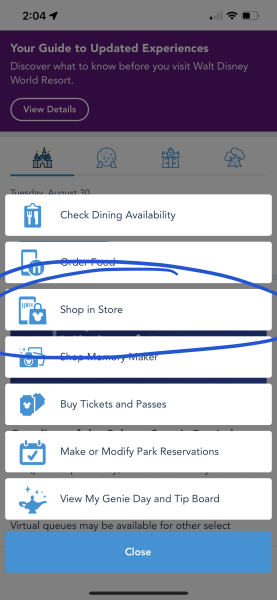 Skip the Checkout Line and Pay with My Disney Experience