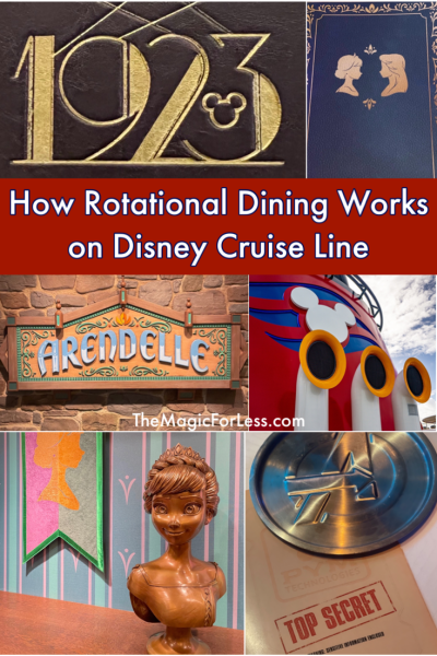 Rotational Dining on Disney Cruise Line Rotational Dining