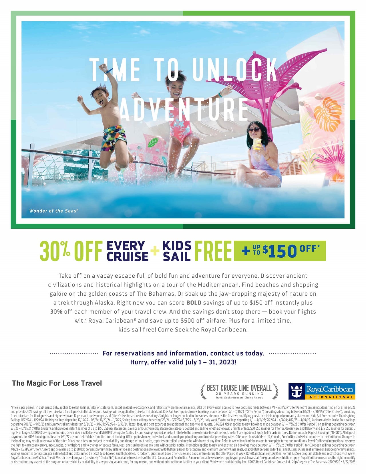 Royal Caribbean Cruise Line Deals You Will Love - The Magic For Less Travel