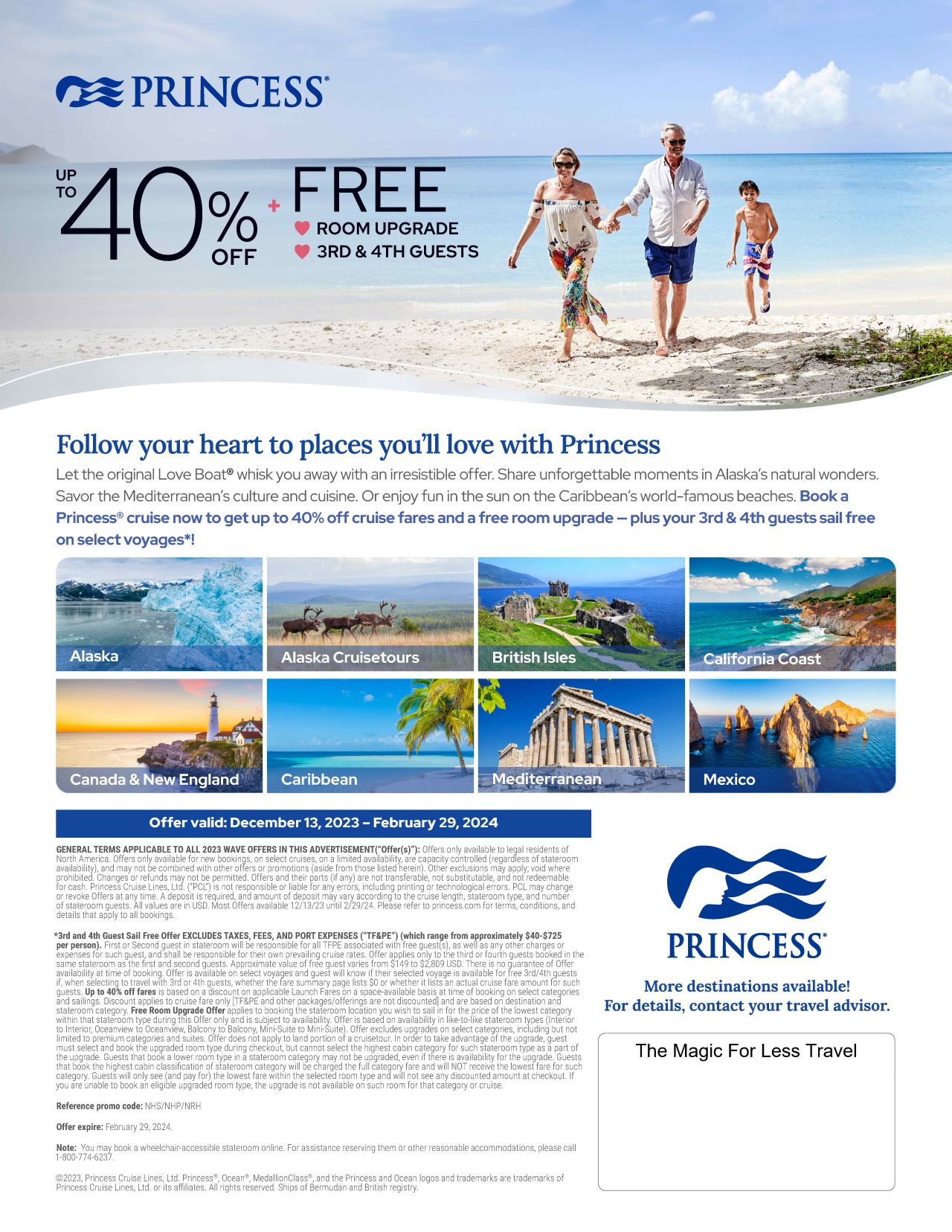 Princess Cruise Line Offer - The Magic For Less Travel